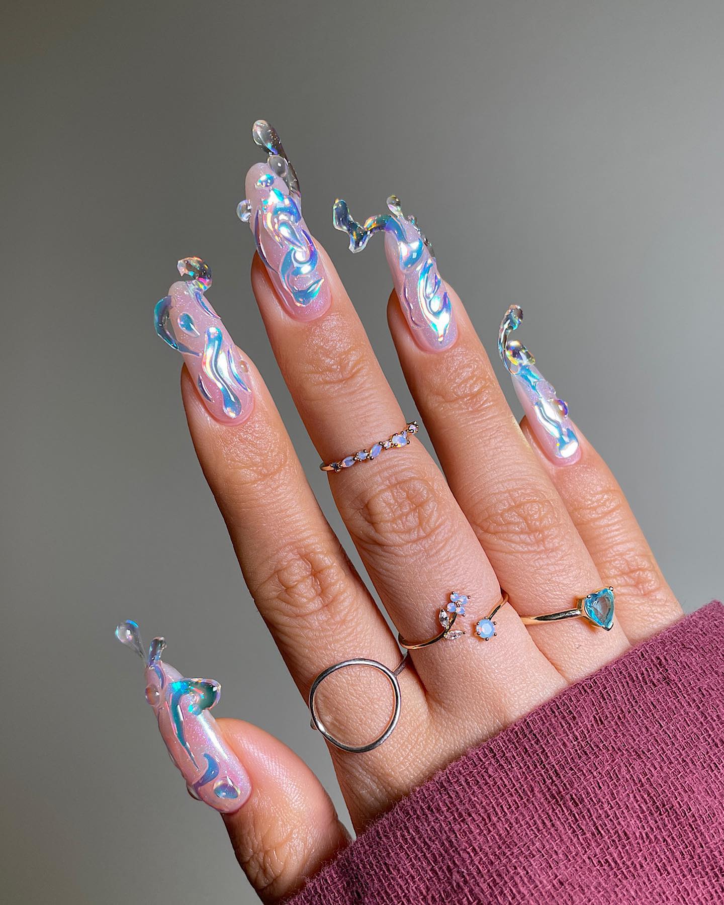 35 Geniales Ideas De Diseños De Uñas 3D: La Tendencia Más Candente De ...