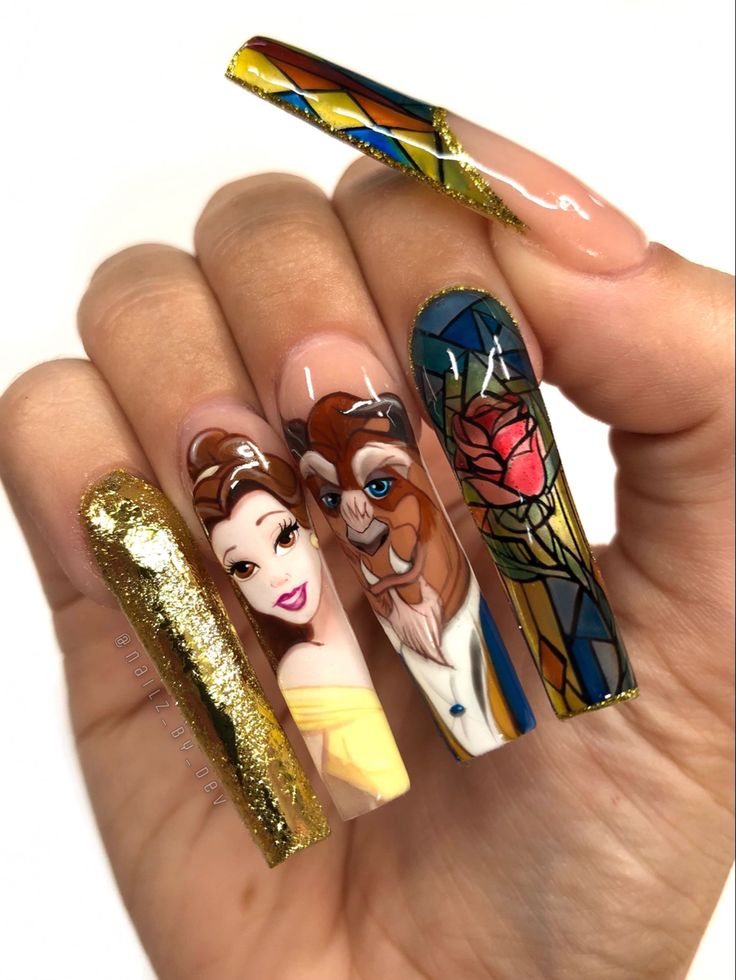 Personajes Icónicos: Diseños De Uñas De Disney - DECORAMANO