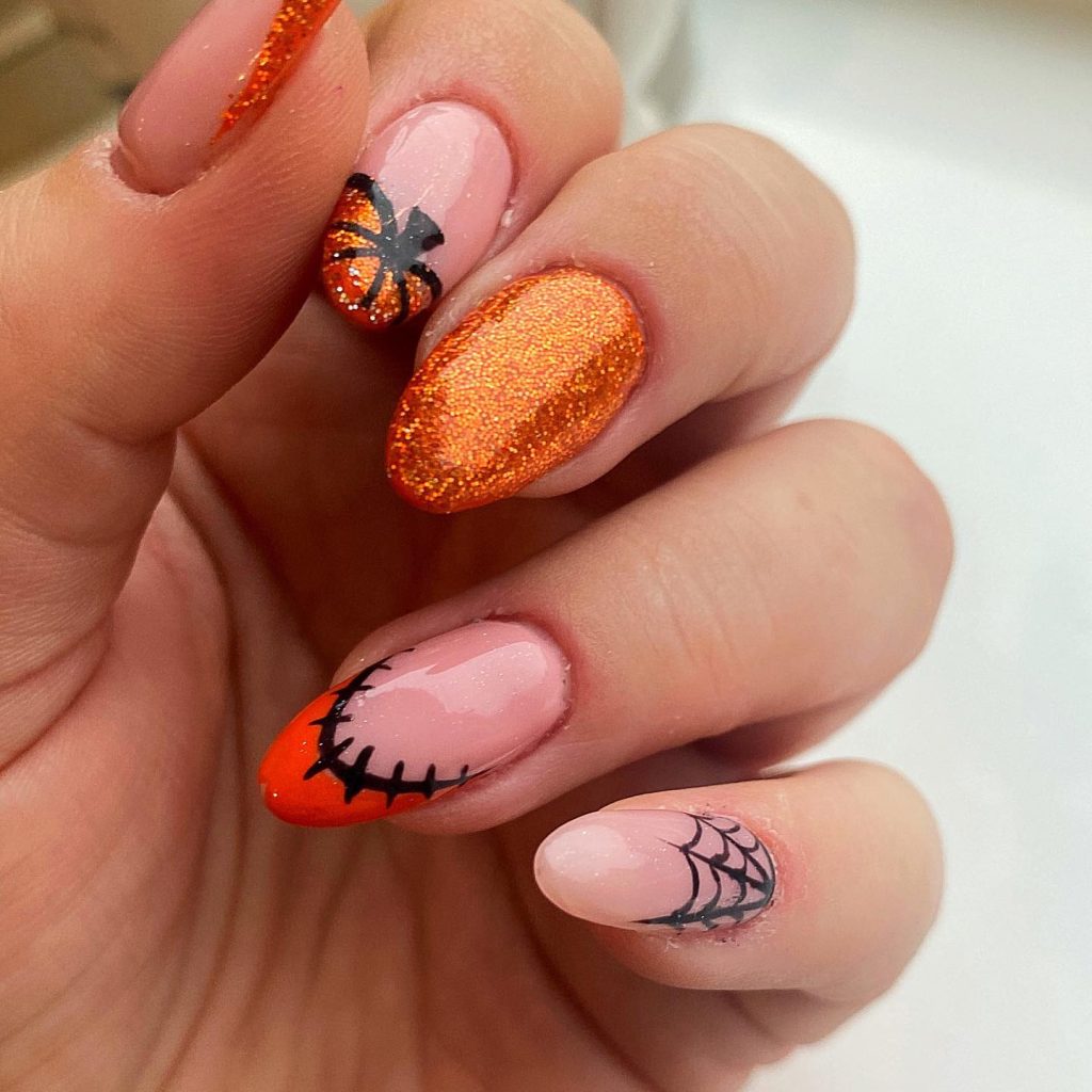 26 Increíbles Diseños de Uñas de Calabazas para Lucir este Otoño 🍁🎃 ...